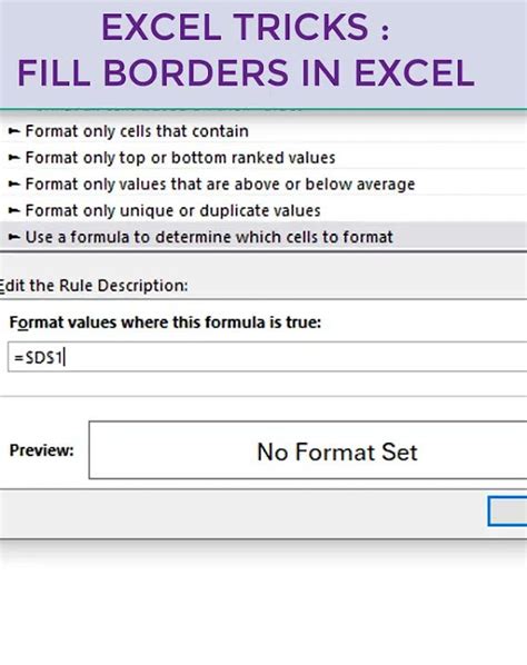 excel tricks auto fill borders in excel tamil youtube