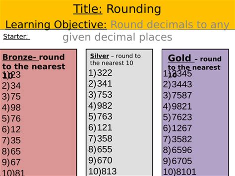 Gcse Maths Rounding And Estimation Teaching Resources