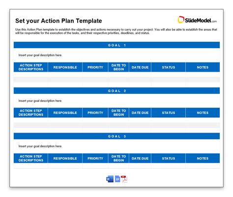 Action Plan Example For Work At Sophie Clarkson Blog
