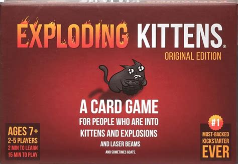 Here Be Kittens Exploding Kittens Original Edition Deck Exploding Kittens