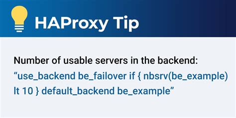 Haproxy Technologies On Linkedin Haproxytips