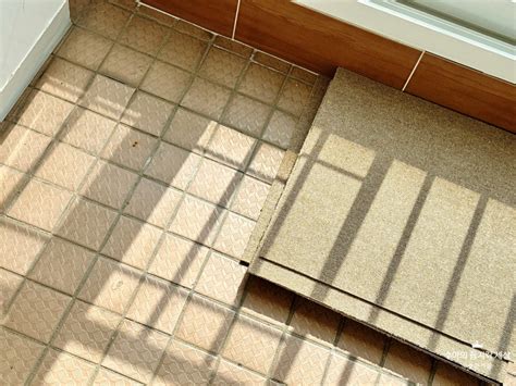 베란다 인테리어 매트 바닥 타일카페트 셀프 시공 후기 N 팁 네이버 블로그