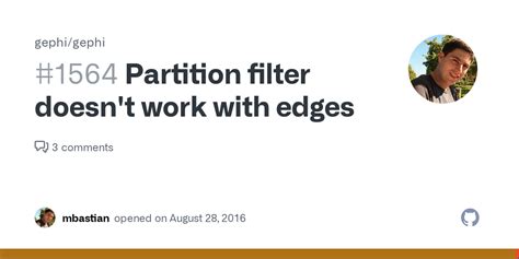 Partition Filter Doesnt Work With Edges · Issue 1564 · Gephigephi