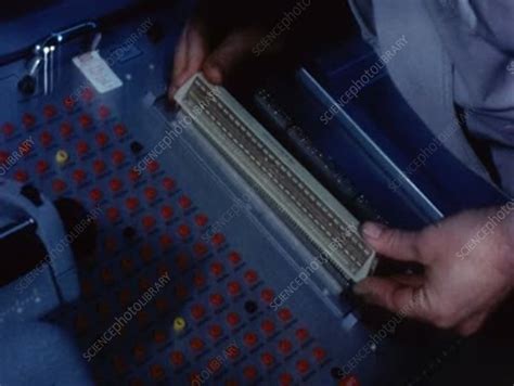Early Computer Use MIT Stock Video Clip K Science Photo Library
