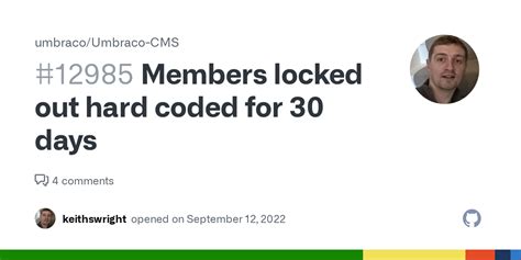 Members Locked Out Hard Coded For 30 Days · Issue 12985 · Umbraco