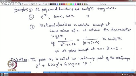 mod 04 lec 23 series solution youtube