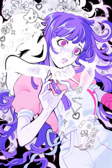 Enoshima Junko And Tsumiki Mikan Danganronpa And 1 More Drawn By