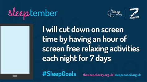 Sleep Goals For Sleeptember The Sleep Charity
