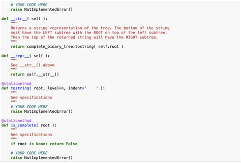 Python Need Urgent Using The Implementation Of A