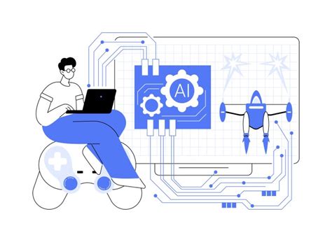 Ai Enhanced Event Management Abstract Concept Vector Image