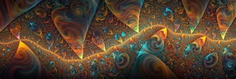 A Mesmerizing Fractal Design With Intricate Repeating Patterns And A