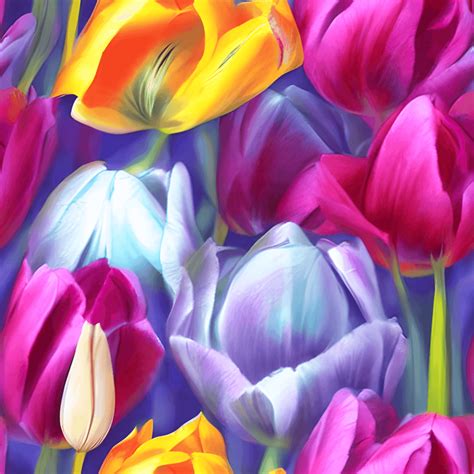 Tulip Field · Creative Fabrica