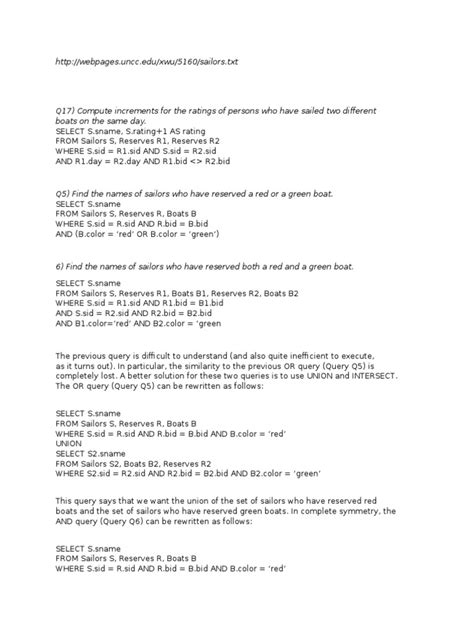 Queries Pdf Sql Software Engineering