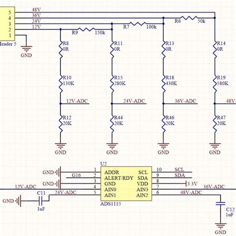 Voltage Sensor With Input Voltage Divider Circuit Download Scientific