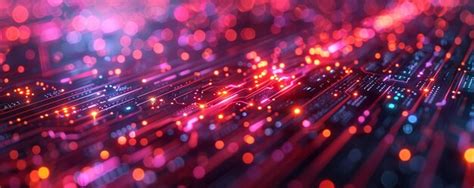 Premium Photo Neoninfused Circuits Pulsing With The Energy Wallpaper