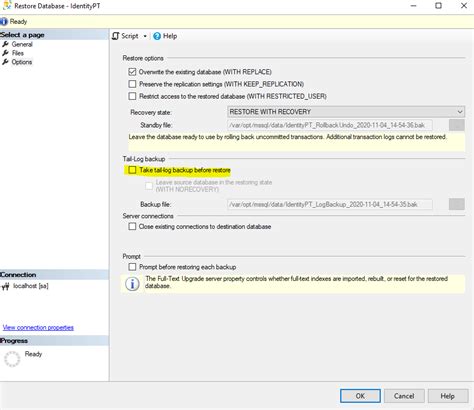 Mssql 2019 Database Restore Fails · Issue 7259 · Dockerfor Win · Github