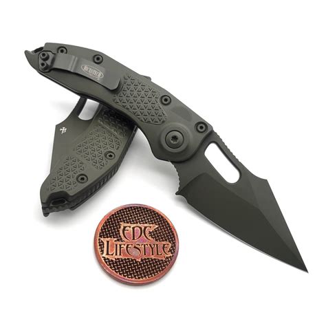 Microtech Borka Auto Stitch 169 1cod Cerakote Od Green Single Edge