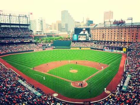 Great Shot Of The Yard Baltimore Orioles Baseball Major League Baseball Stadiums Camden Yards