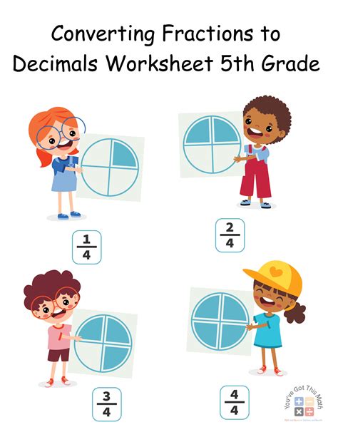 5th Grade Math Worksheets Decimals