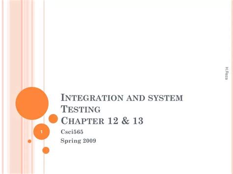 Ppt Integration And System Testing Chapter 12 And 13 Powerpoint Presentation Id 4309486