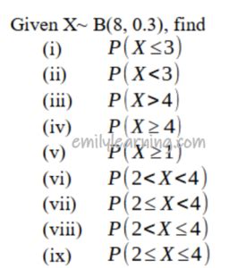 How To Find Probabilities For Binomial Distribution With TI 84 Graphic Calculator Emily Learning