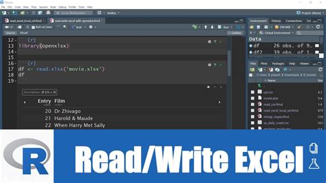 สอน R การอ่านและเขียนไฟล์ Excel ที่อยู่ใน Local และ Url Youtube