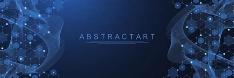 Premium Vector Technology Abstract Lines And Dots Connect Background With Hexagons Hexagons