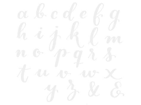 Letering Sofia Pricot 4cc Lettering Alphabet Hand Lettering