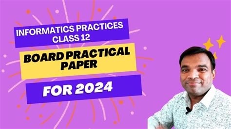 5 Sets Of Important Practical Exam Question Paper Informatics Practices