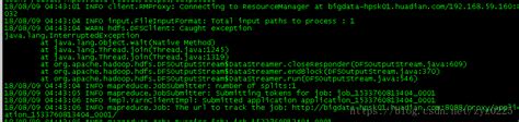 Hdfs上传文件错误warn Hdfsdfsclient Caught Exception Javalang