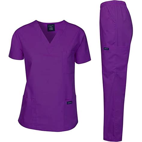 Purple Medical Scrubs Craft N Stitch