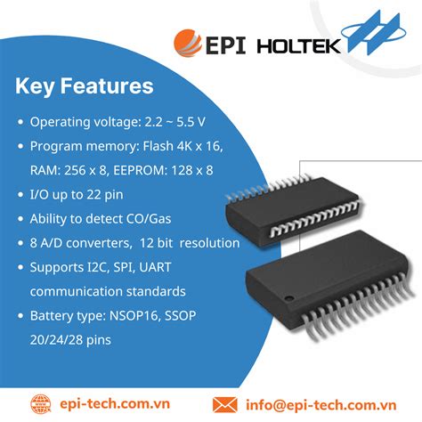 Holtek Ba45f6740 Cogas Detector Flash Mcu With A High Performance 8