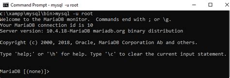 ʜᴇɴɴʙʟᴏɢsᴘᴏᴛᴄᴏᴍ Membuat Database Dan Tabel Melalui Cmd Pada Xampp Server