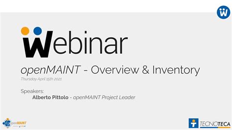 webinar openmaint overview youtube