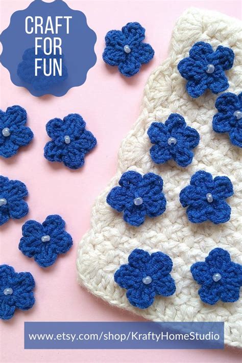 Crochet Flower Appliques