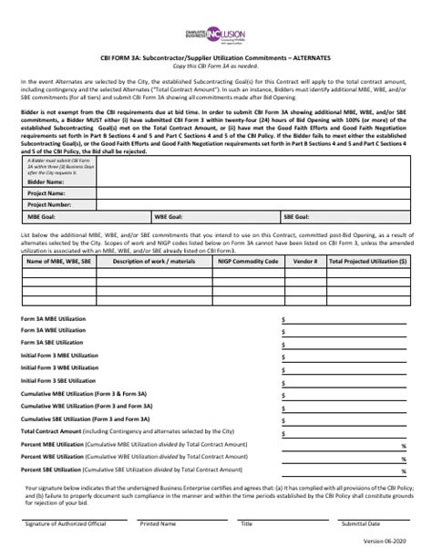 Cbi Form 3a Fill Out Sign Online And Download Printable Pdf City Of