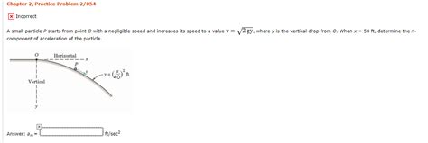 Solved Chapter Practice Problem X Incorrect A Small Chegg