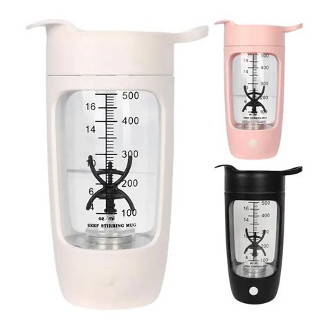 쉐이크통 블렌더보틀 쉐이크텀블러 쉐이커보틀 전기 단백질 분말 혼합 컵 여행 스포츠 자동 셰 티몬