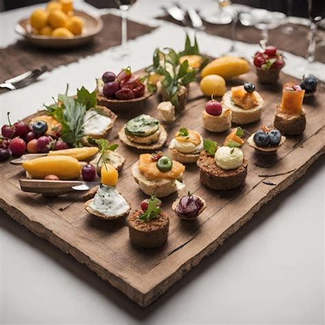Premium Photo Present The Food Item In A Creative And Unconventional Way