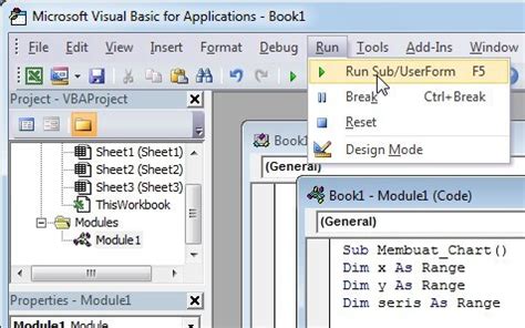 Cara Membuat Chart Dengan Macro VBA Excel