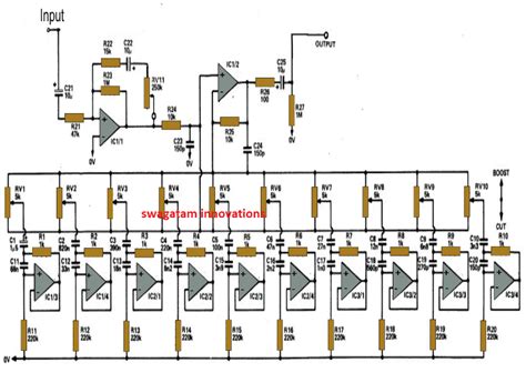 Car Audio 10 Band Parametric Equalizer Schematic