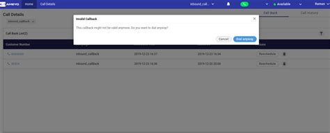 schedule callback
