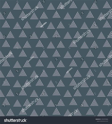 Cool Triangle Stripes Pattern Vector Design Stock Vector Royalty Free