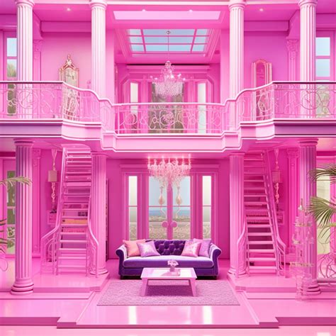 Barbie Themed Digital Backdrop Barbie Dreamhouse Backdrop Barbie