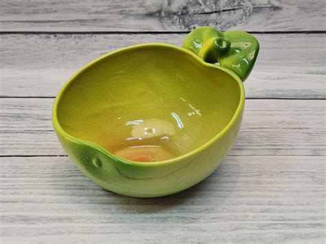 Конфетница Яблоко ЗЕЛЕНАЯ Малая серия