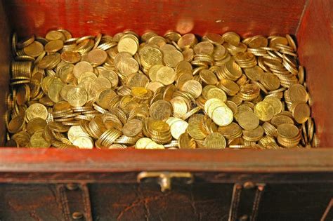 Schatz Stockbild Bild Von Jackpot Euro Braun Kasten 3228639
