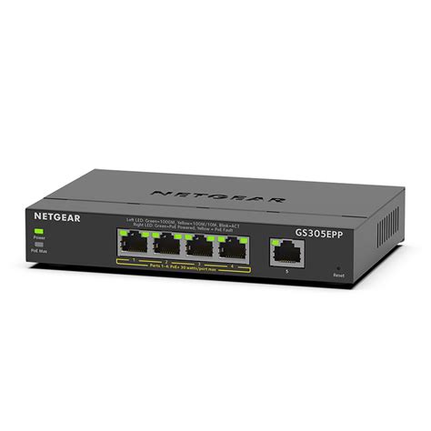 Netgear Gs Epp Port Gigabit Ethernet High Power Poe Plus Switch Umart Com Au