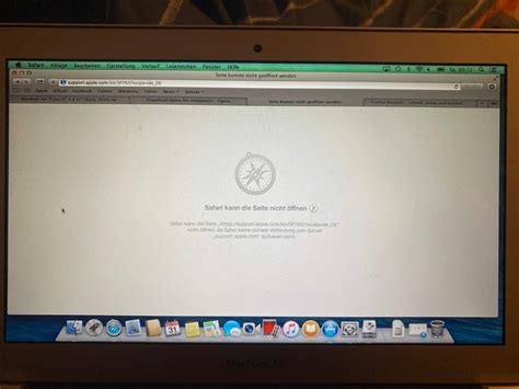 Webseiten Laden Nicht Auf Altem Macos Apple Mac Macbook