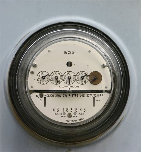 Elektrische Meter stock foto. Image of elektriciteit, uren - 126528