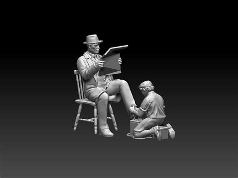 Shoe Shine 3d Model 3d Printable Cgtrader